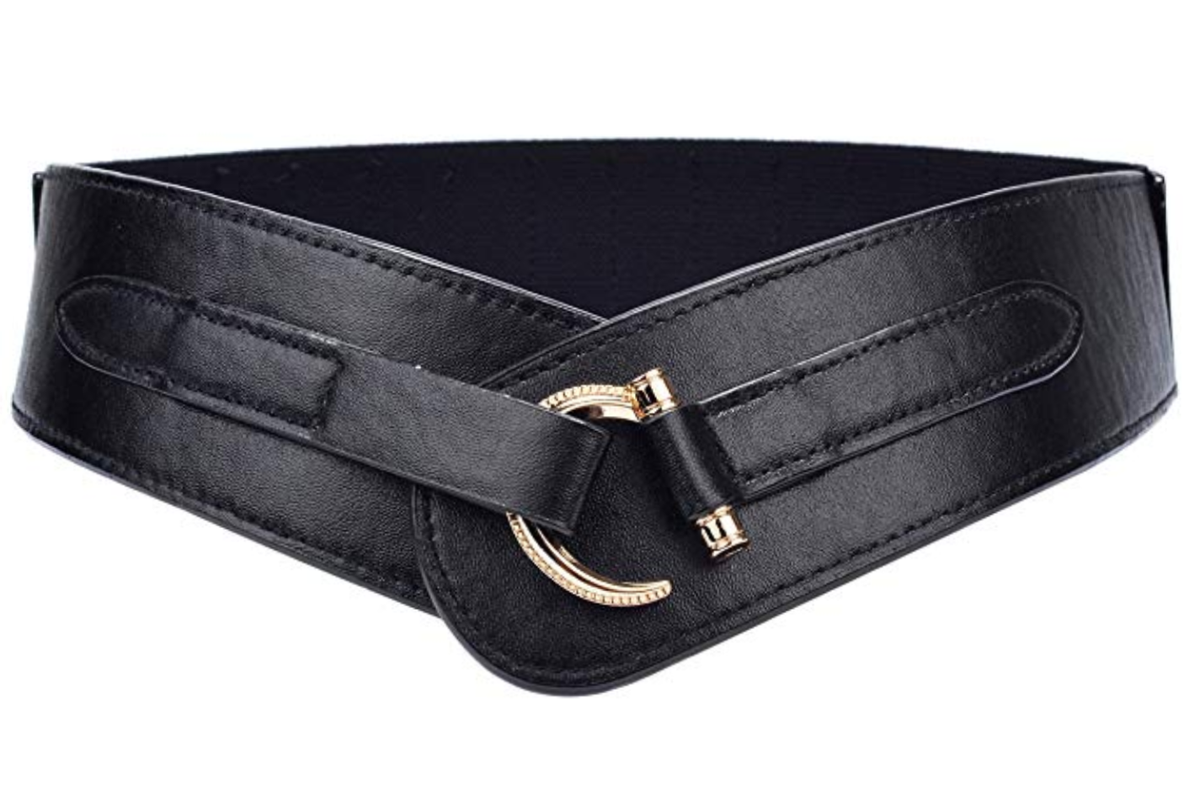 Leather Wide Elastic Stretch Cinch Belt – The Market Place